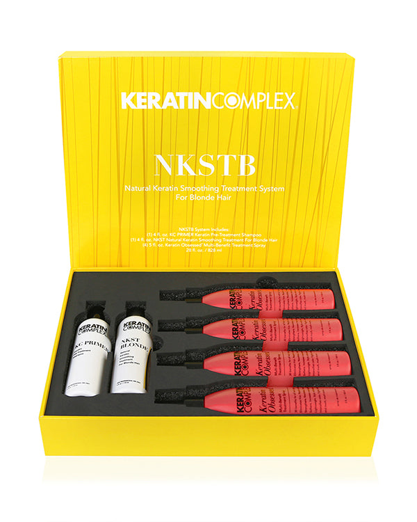 NKSTB Natural Keratin Smoothing Treatment System For Blonde Hair ...